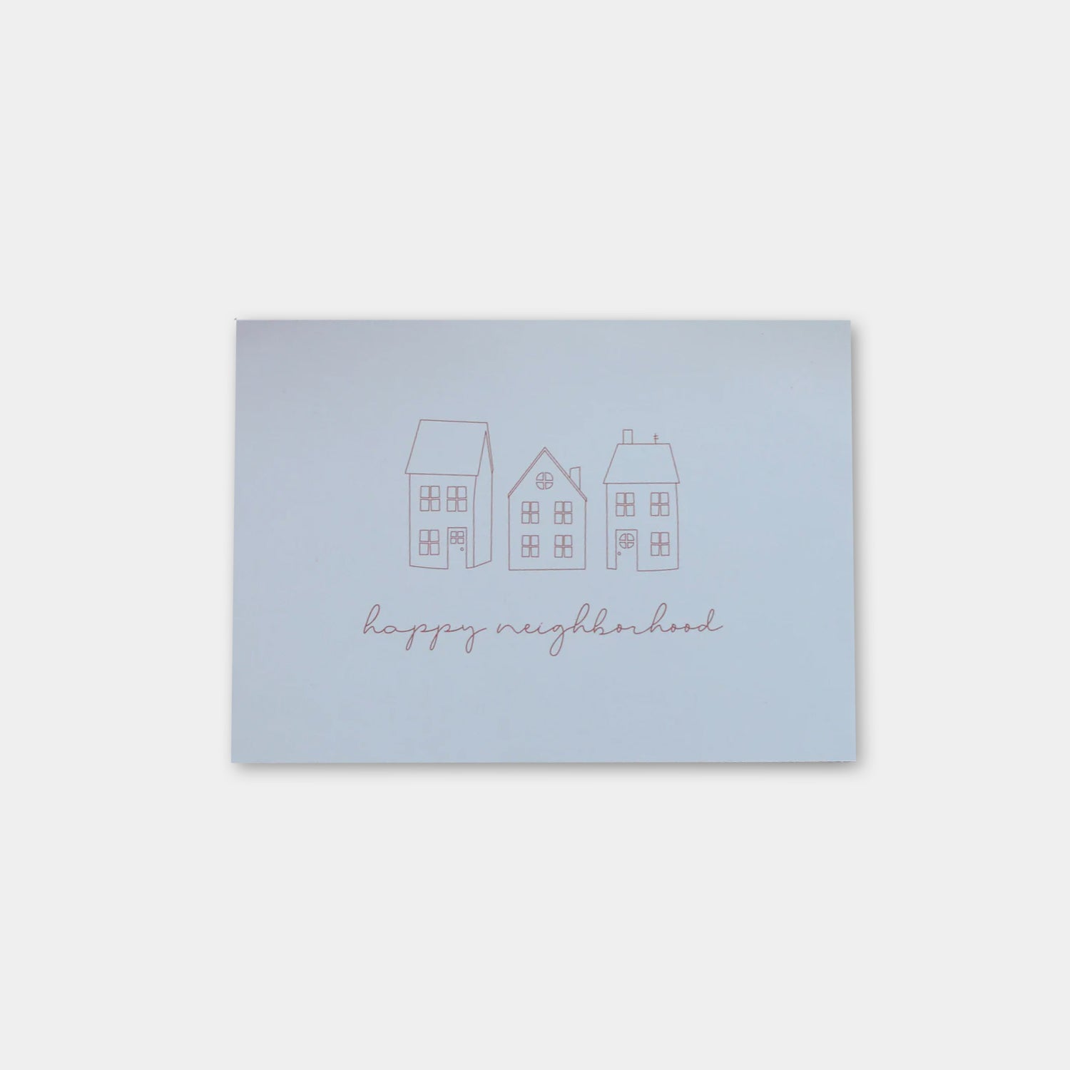 Postkarte „Happy neighborhood"